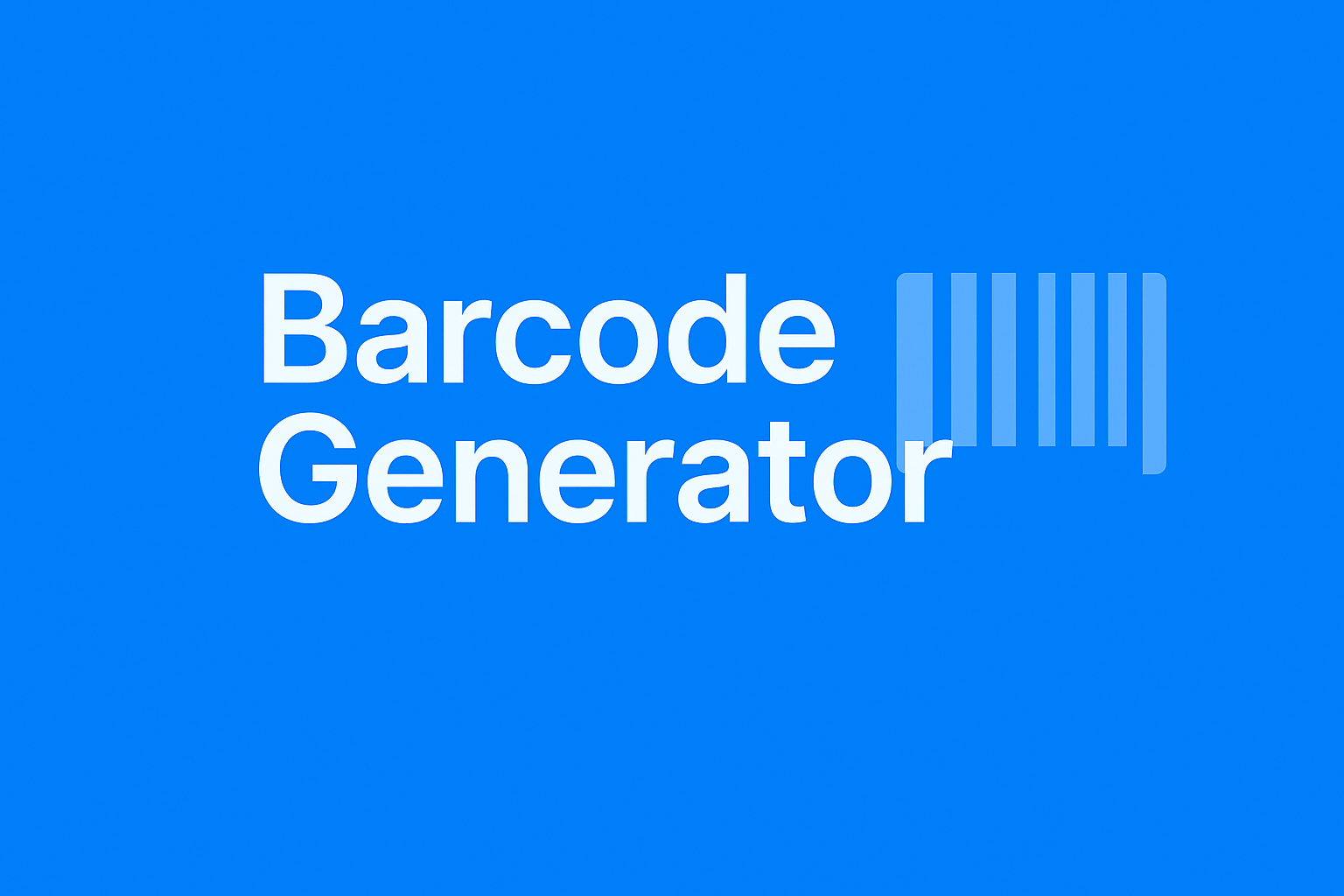 Barcode Generator